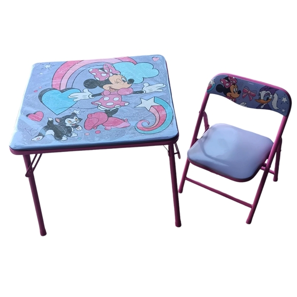 Toys | Minnie Mouse Table And Chair Set For Toddlers Girls 25 Kids ...